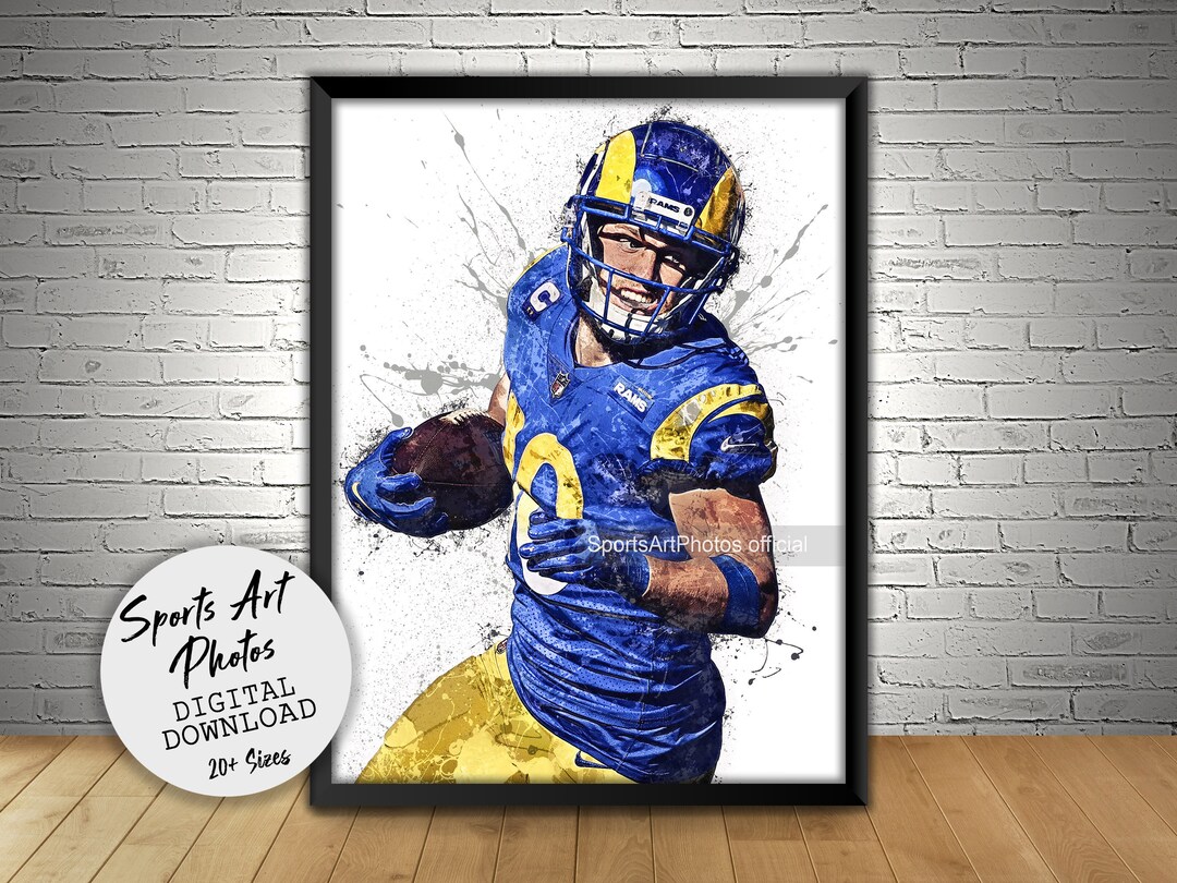 Cooper Kupp Poster Los Angeles Rams Digital Download Man - Etsy