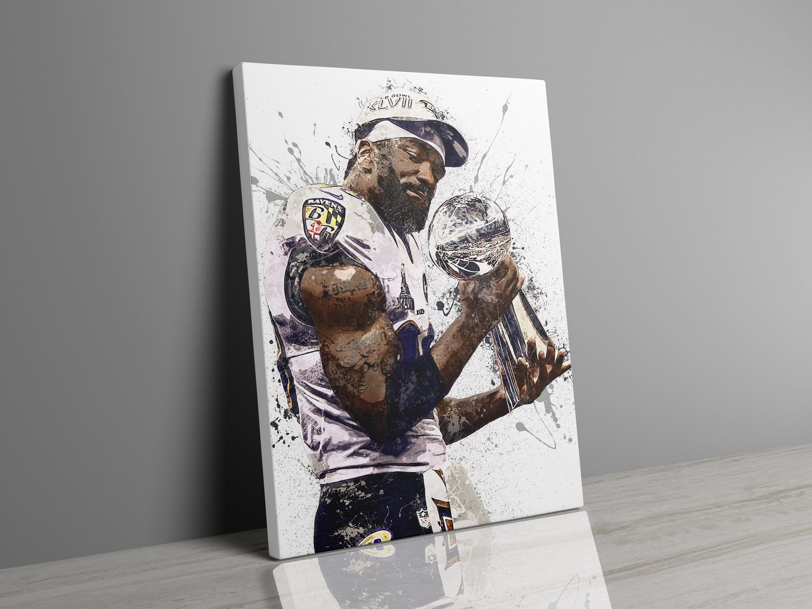 Ed Reed Poster Baltimore Ravens Wall Art Printable Kids - Etsy
