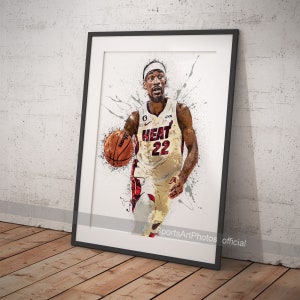 Jimmy Butler Poster, Miami Heat, Wall Art Printable, Kids Decor ...