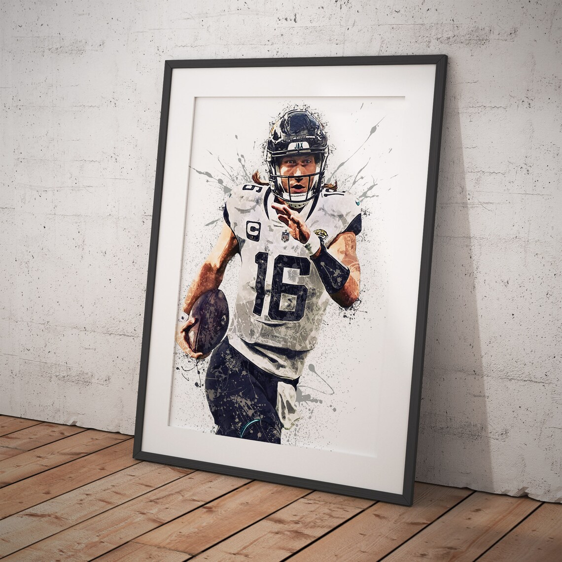 Trevor Lawrence Poster Jacksonville Jaguars Wall Art - Etsy