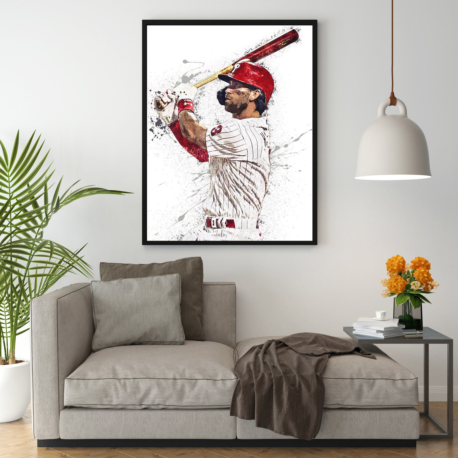 Bryce Harper Poster Philadelphia Phillies Wall Art - Etsy