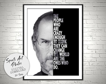 Steve Jobs Wall Art | Etsy