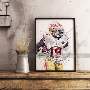 Deebo Samuel Poster, San Francisco 49ers, Wall Art Printable, Kids ...