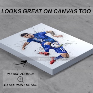 Christian Pulisic, USA Soccer, Wall Art Printable, World Cup, Digital ...