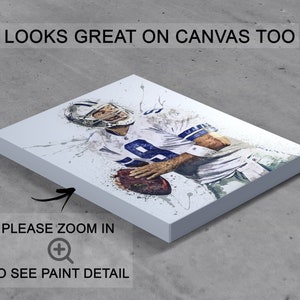 Tony Romo Poster Dallas Cowboys Wall Art Printable Kids | Etsy