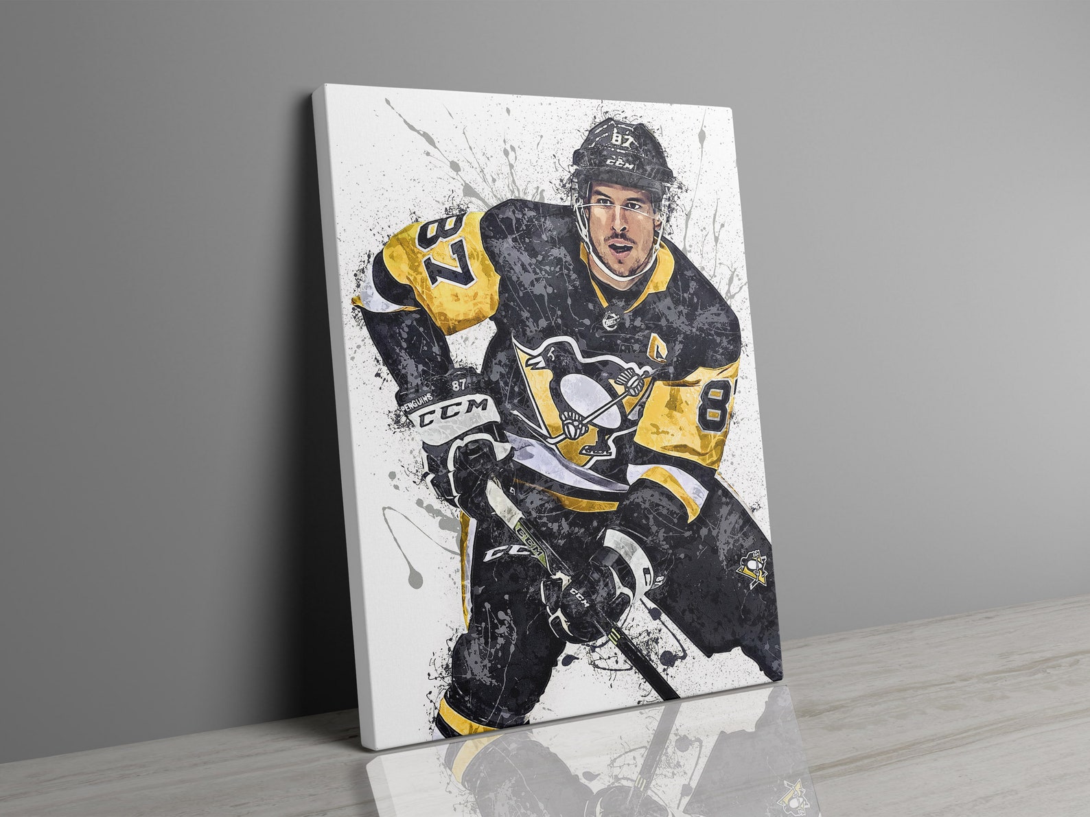 Sidney Crosby Poster Pittsburgh Penguins Wall Art Printable - Etsy