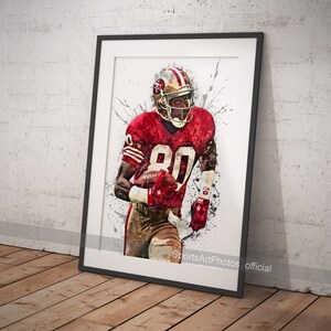 Jerry Rice Poster San Francisco 49ers Wall Art Printable - Etsy