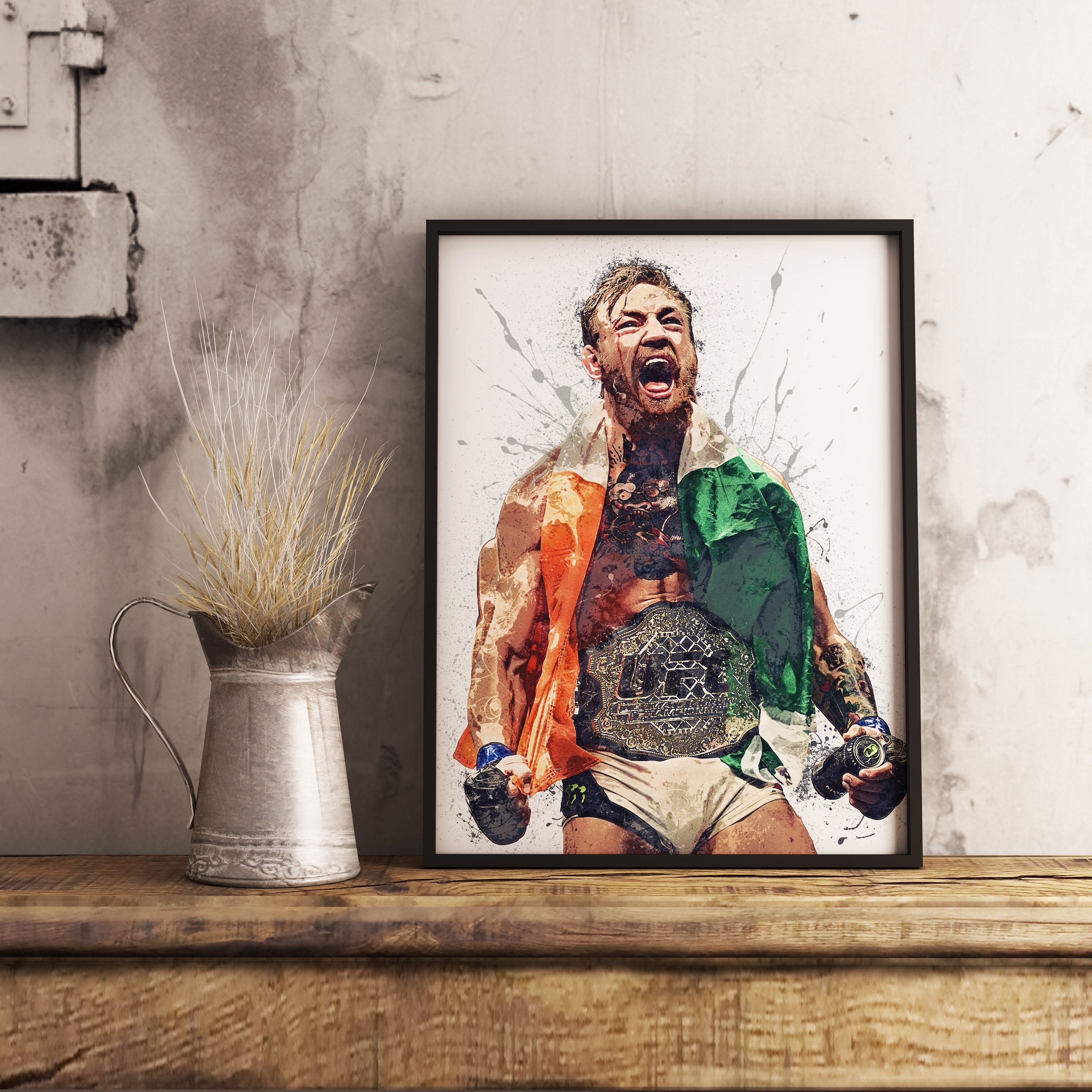 Conor McGregor Poster, UFC, MMA, Wall Art Printable, Digital Download ...