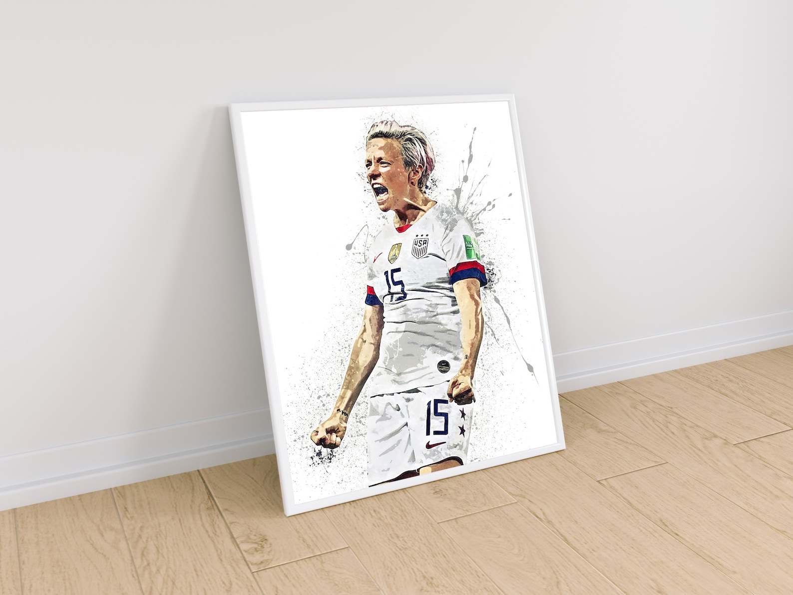 Megan Rapinoe Poster Wall Art Printable USA Soccer Digital | Etsy