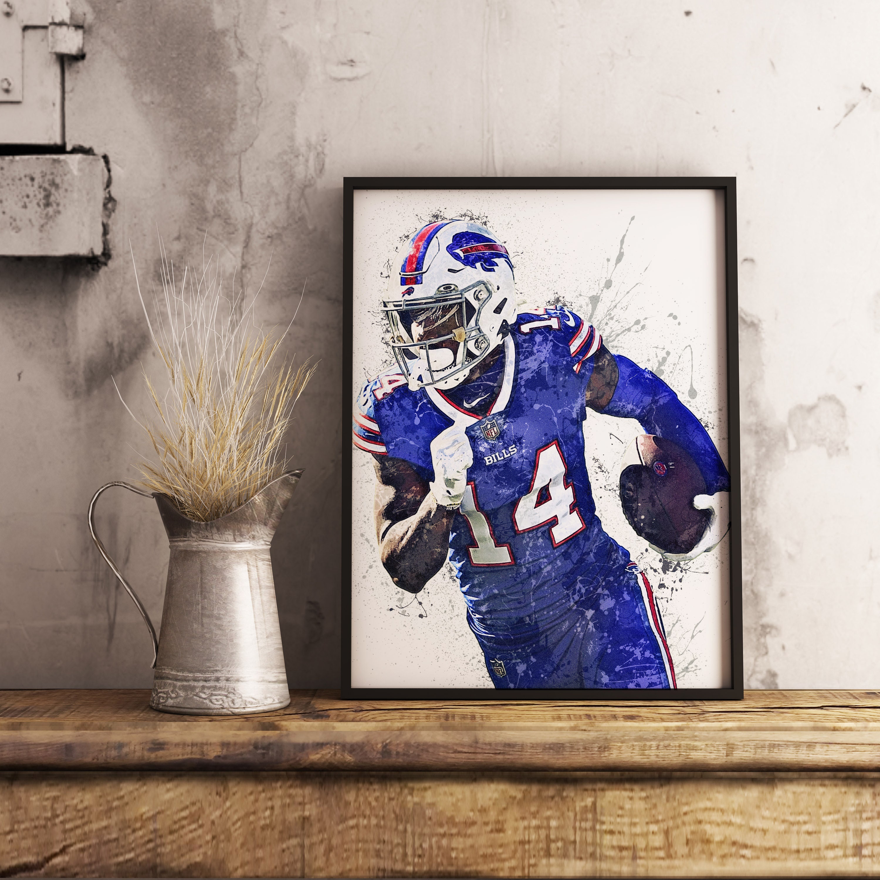 Stefon Diggs Poster Buffalo Bills Wall Art Printable Kids | Etsy