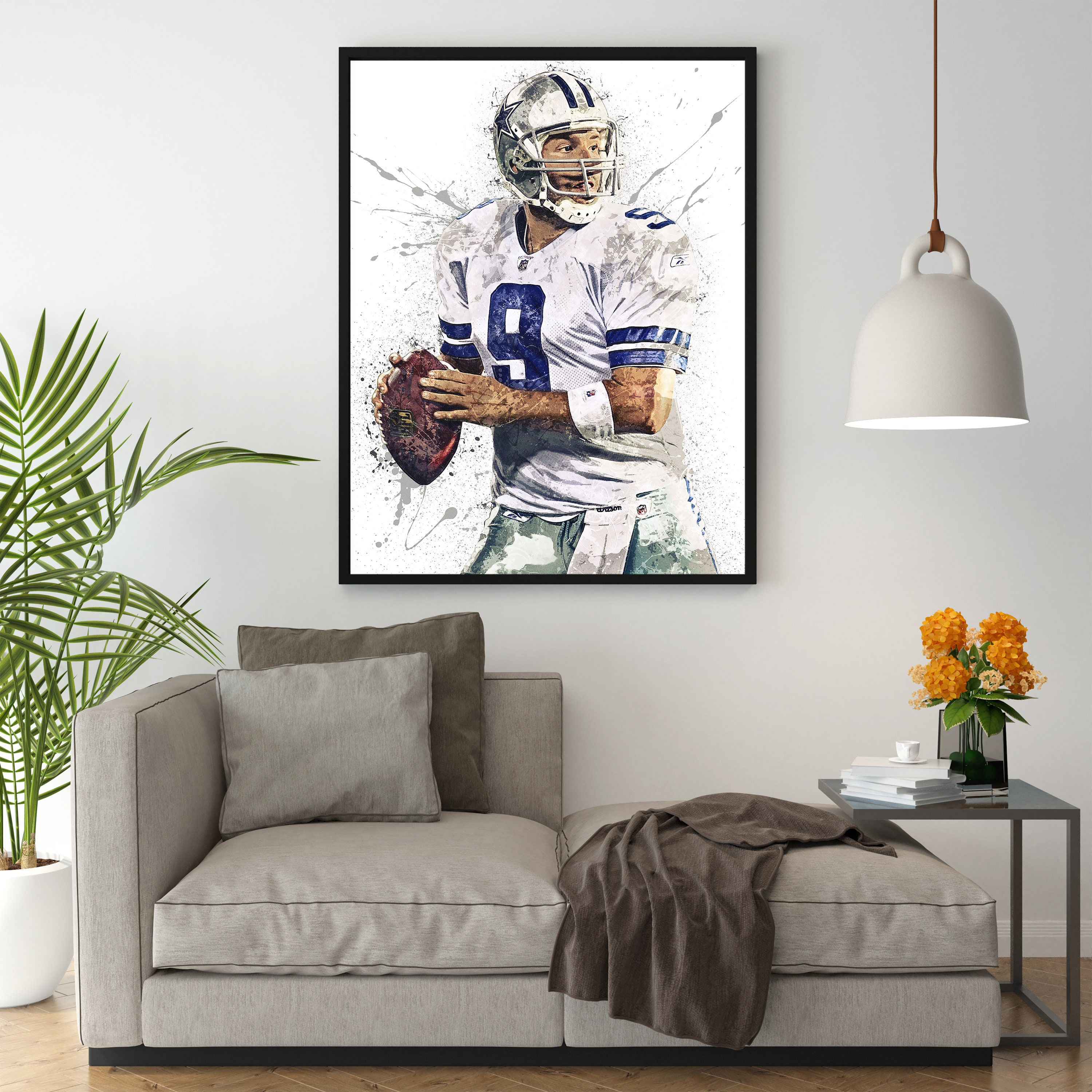 Tony Romo Poster Dallas Cowboys Wall Art Printable Kids - Etsy