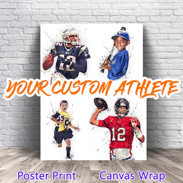 Custom Poster Athlete - Etsy
