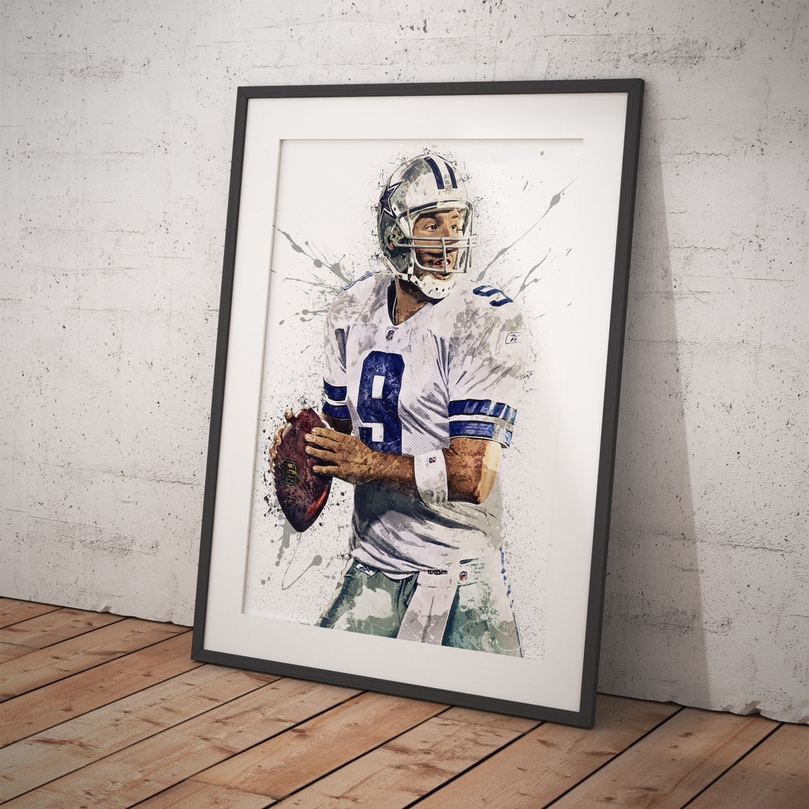 Tony Romo Poster Dallas Cowboys Wall Art Printable Kids | Etsy