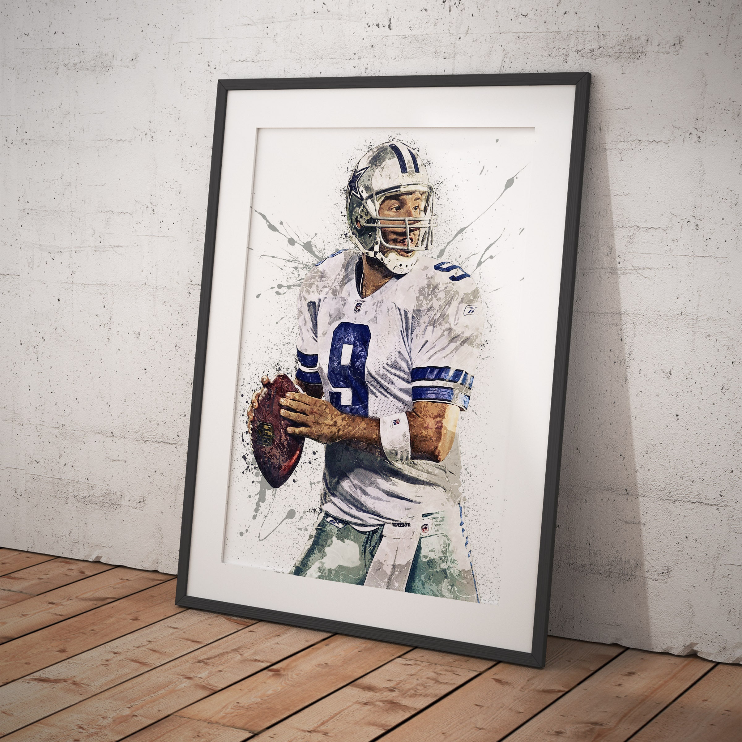 Tony Romo Poster Dallas Cowboys Wall Art Printable Kids - Etsy