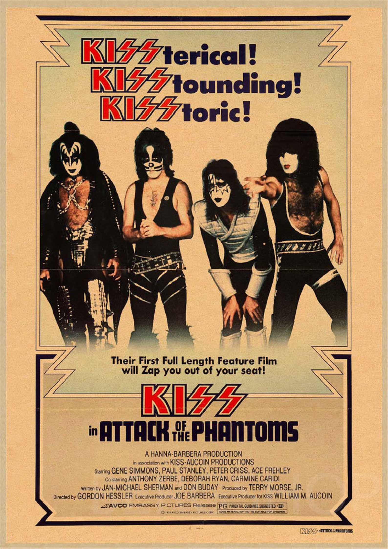 Kiss Band Poster Vintage Photograph Music LegendsArt Print | Etsy