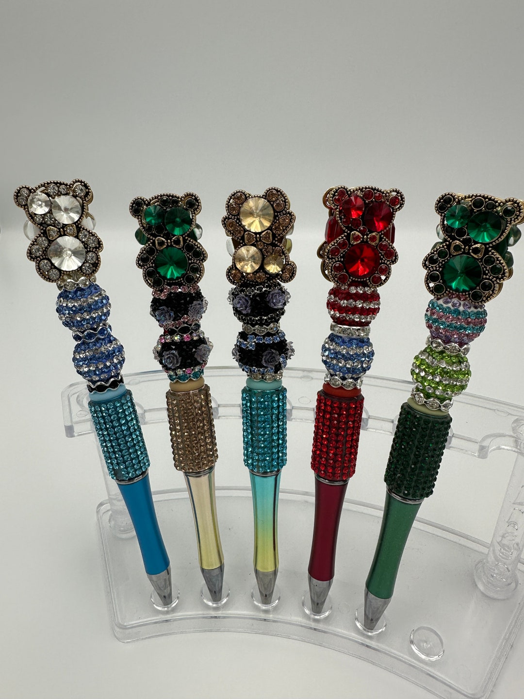 Crystal Teddy Bear Pen, Bear Pen, Teddy Bear - Etsy