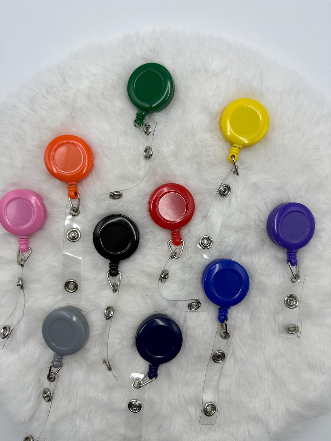 Retractable Badge Reels -mixed Colors- - Etsy