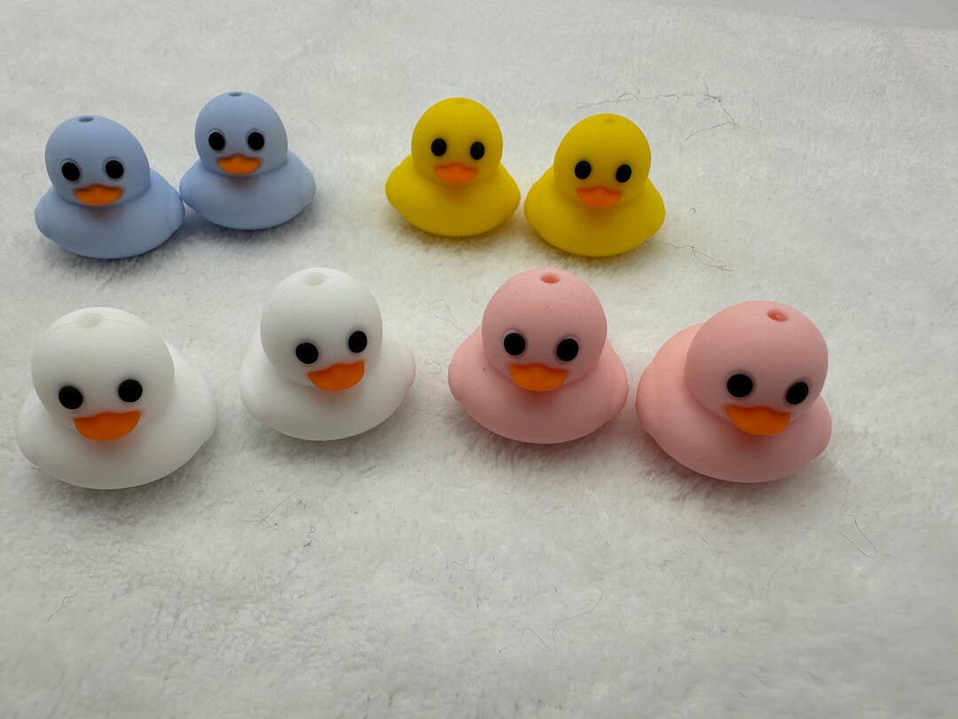 Silicone/focal Duck Beads - Etsy