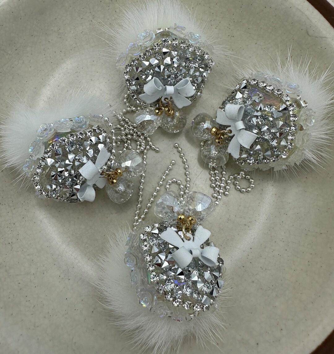 Fancy Puff, Bow & Bell Pen, Wedding, Bridal - Etsy