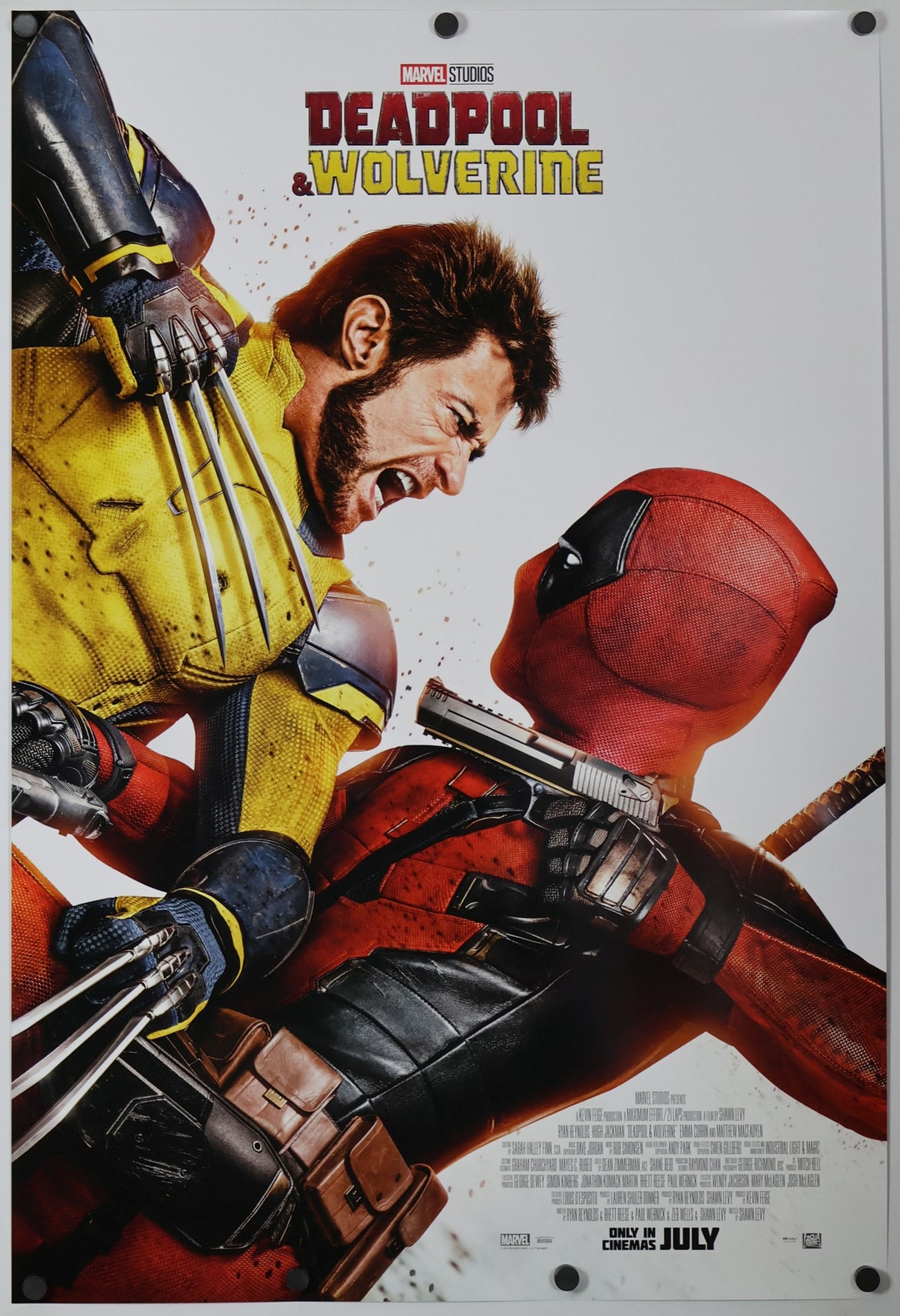 Deadpool & Wolverine Deadpool 3 Final Original Theatrical Movie Poster ...