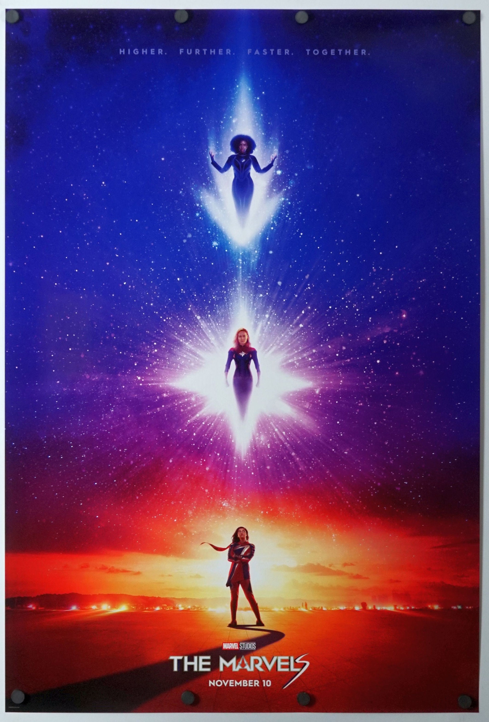 The Marvels Original Theatrical Movie Poster 27x40 2 Sided - Etsy