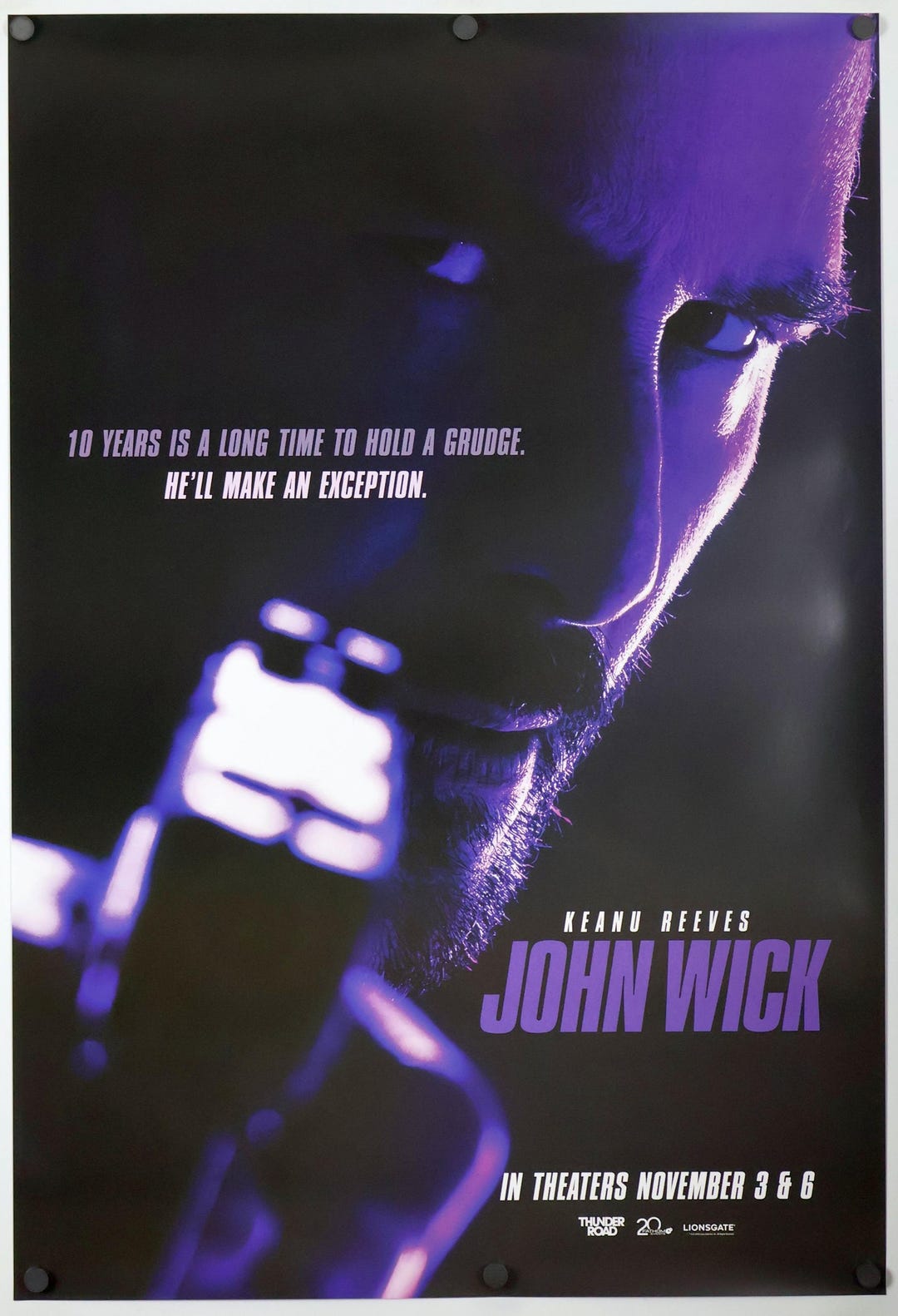 Jock Wick Theatrical Style Movie Poster INTL 2 Sided 27x40 10th ...