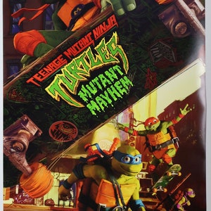 Teenage Mutant Ninja Turtles Mutant Mayhem Original Theatrical Movie ...