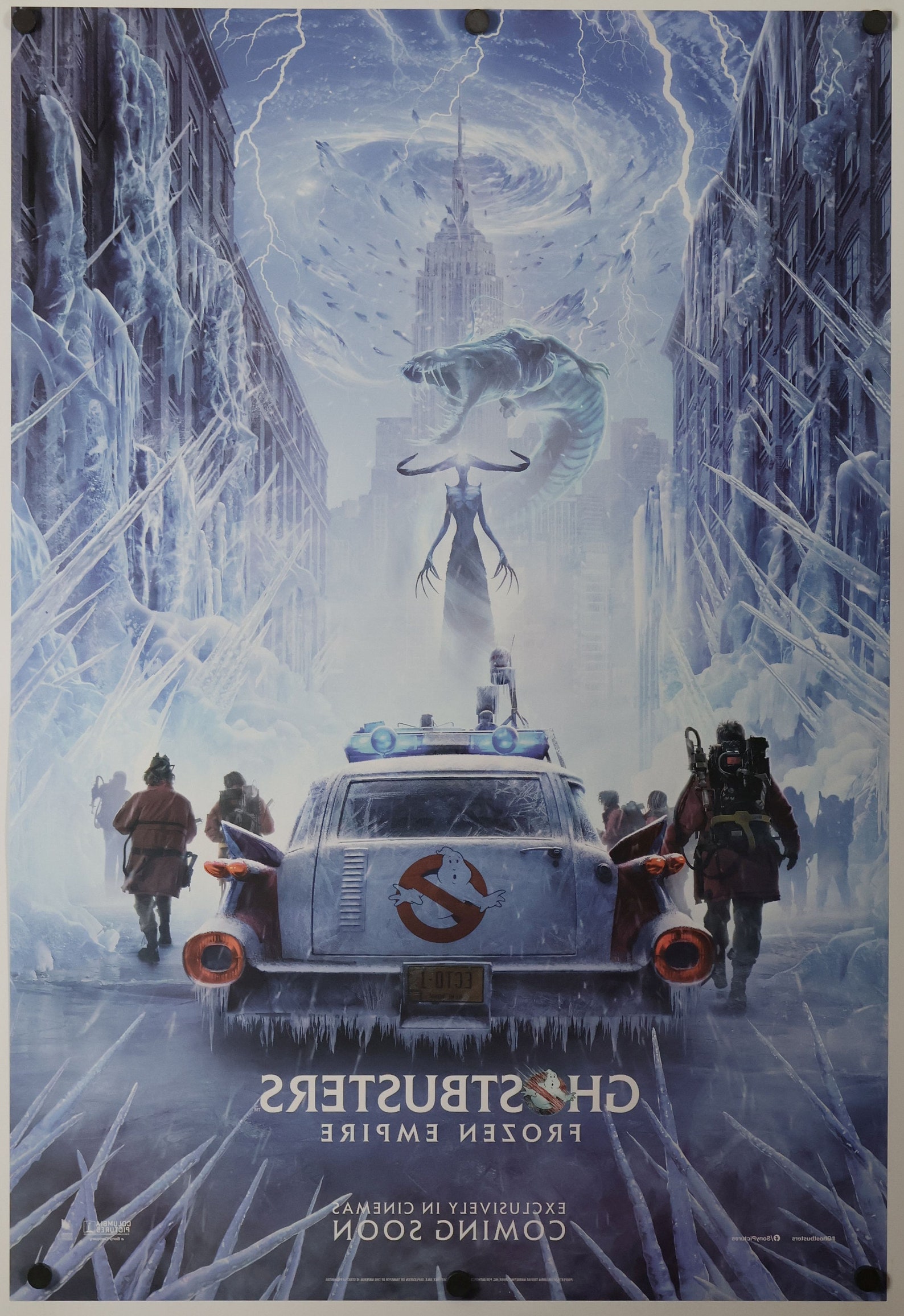 Ghostbusters Original Theatrical Movie Poster Advance B 27x40 2024 - Etsy