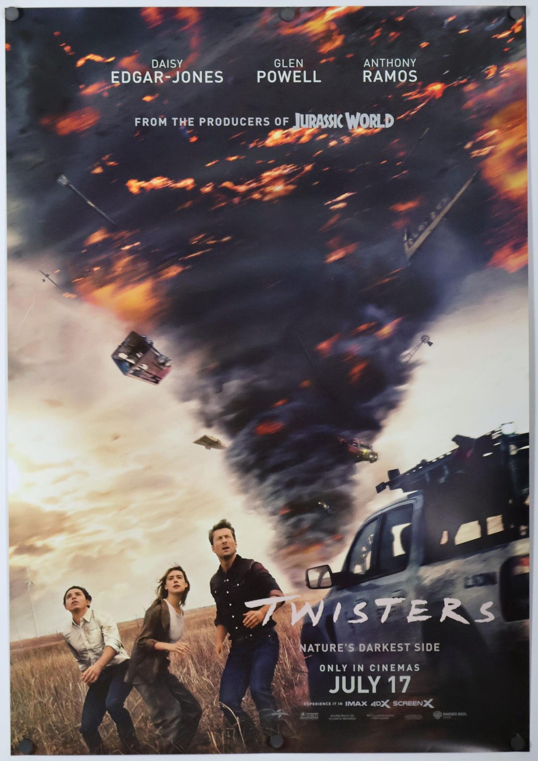 Twisters Original Theatrical Movie Poster 27.5x39.5 INTL Final FREE ...
