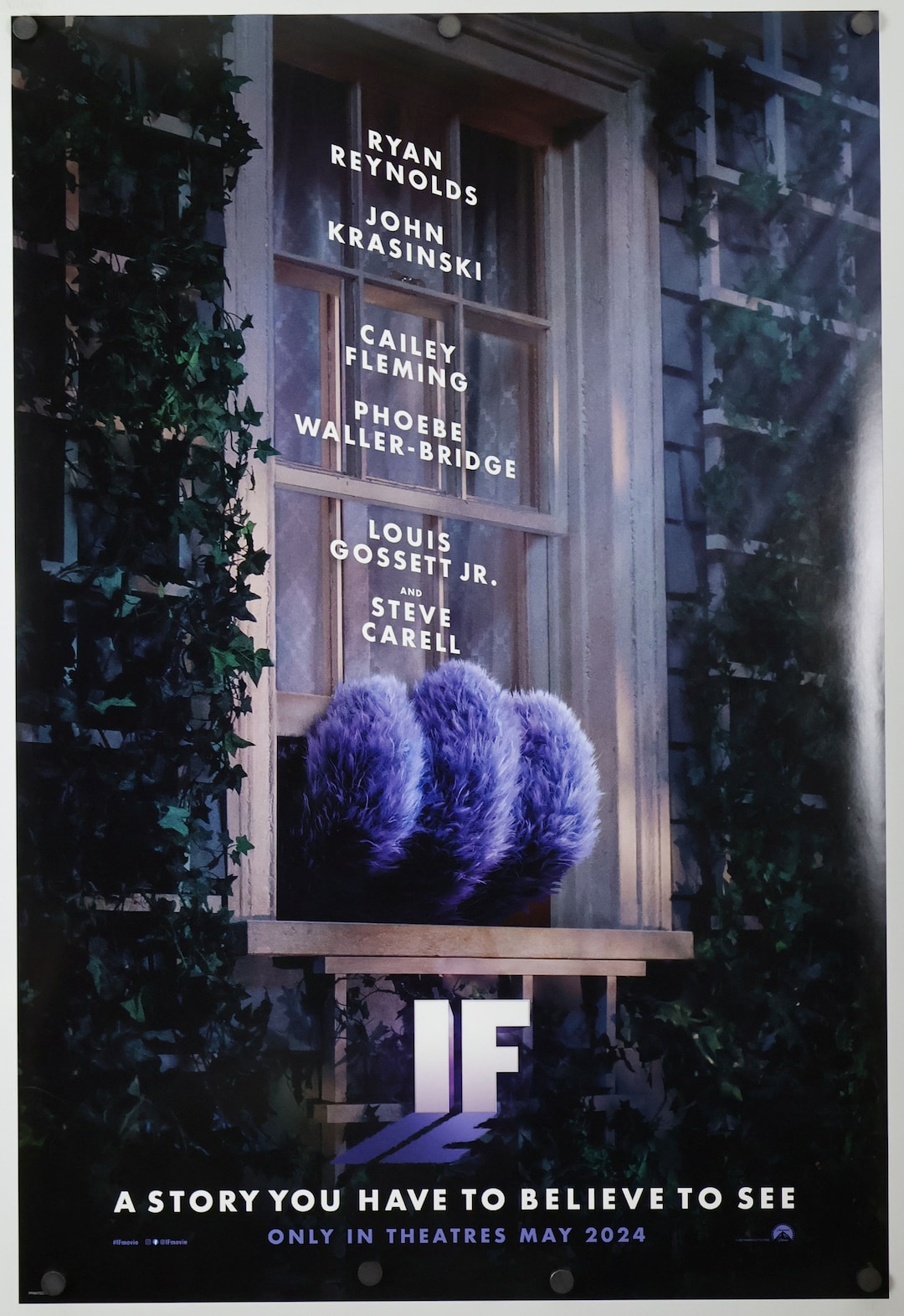 If Imaginary Friend Original Movie Poster Advance 27x40 2024 Ryan ...