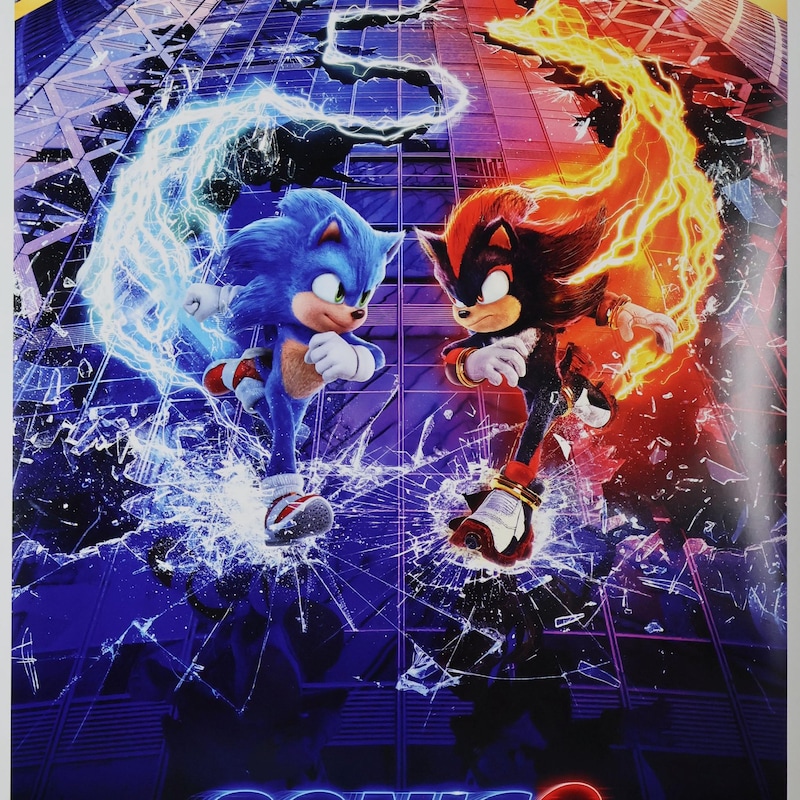 Sonic the Hedgehog 3 Poster - Etsy