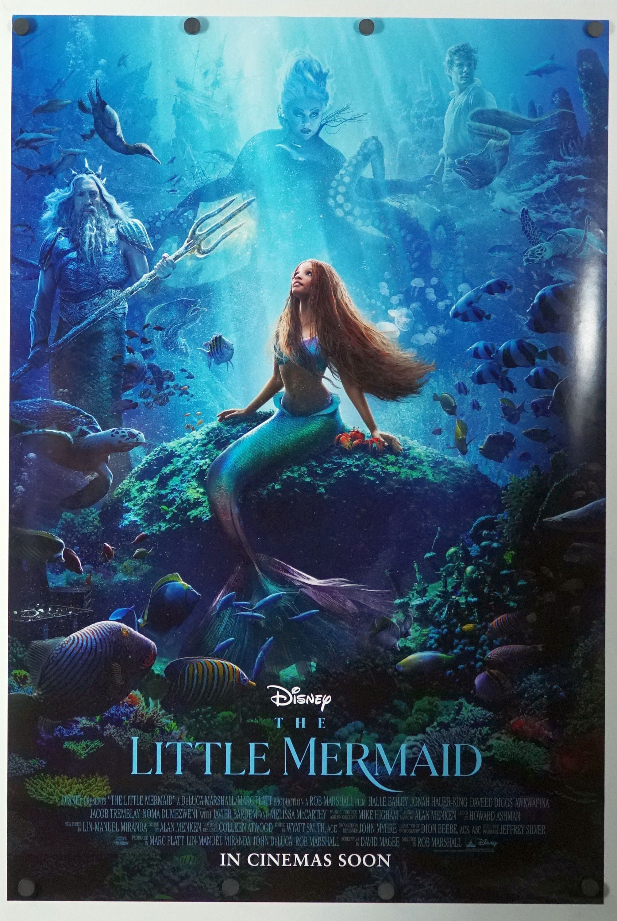 The Little Mermaid Original Movie Poster Final 27x40 2023 - Etsy