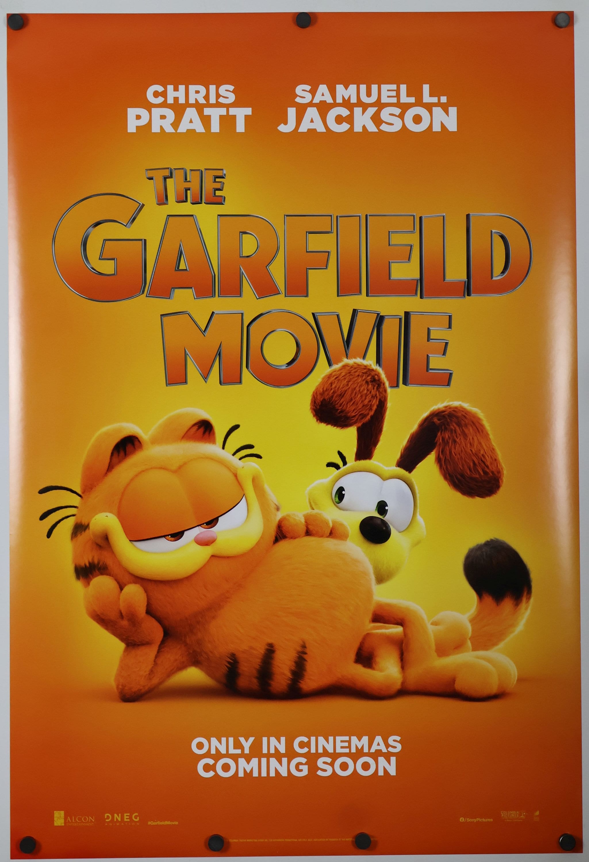The Garfield Movie Original Theatrical Movie Poster 27x40 Advance Style ...