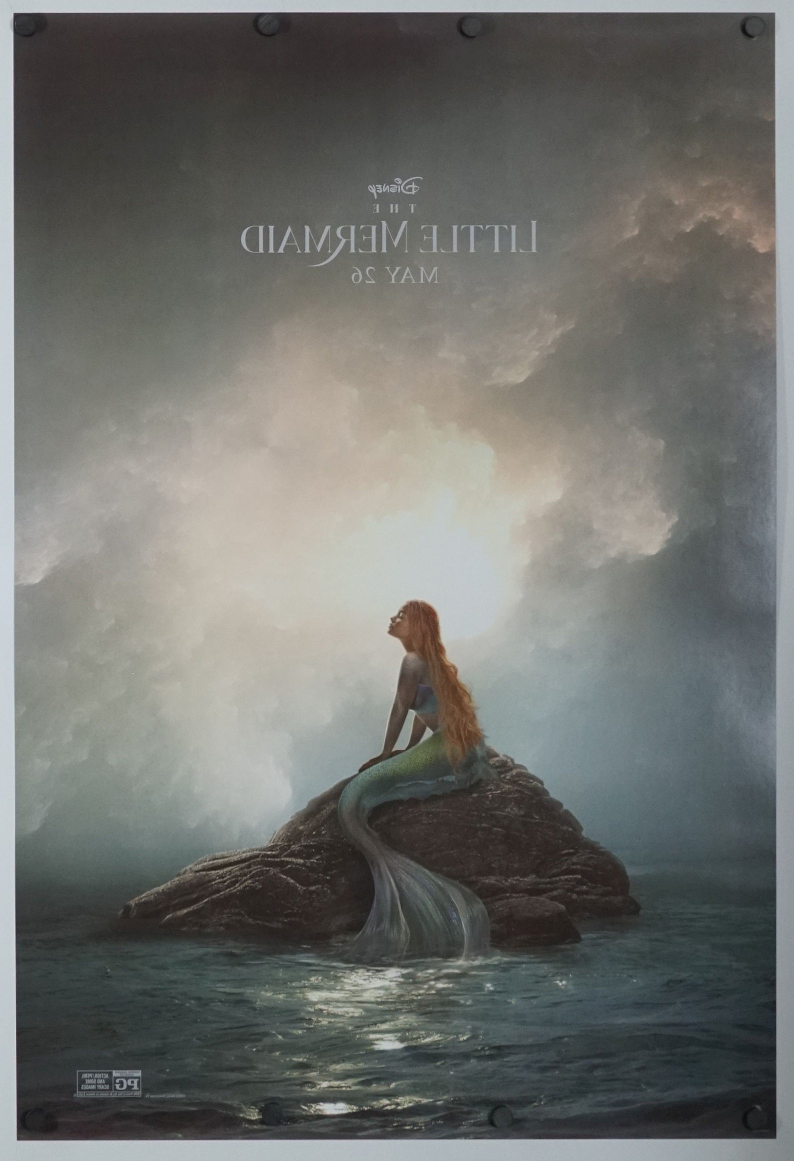 The Little Mermaid Original Movie Poster Advance Style B 27x40 2023 - Etsy