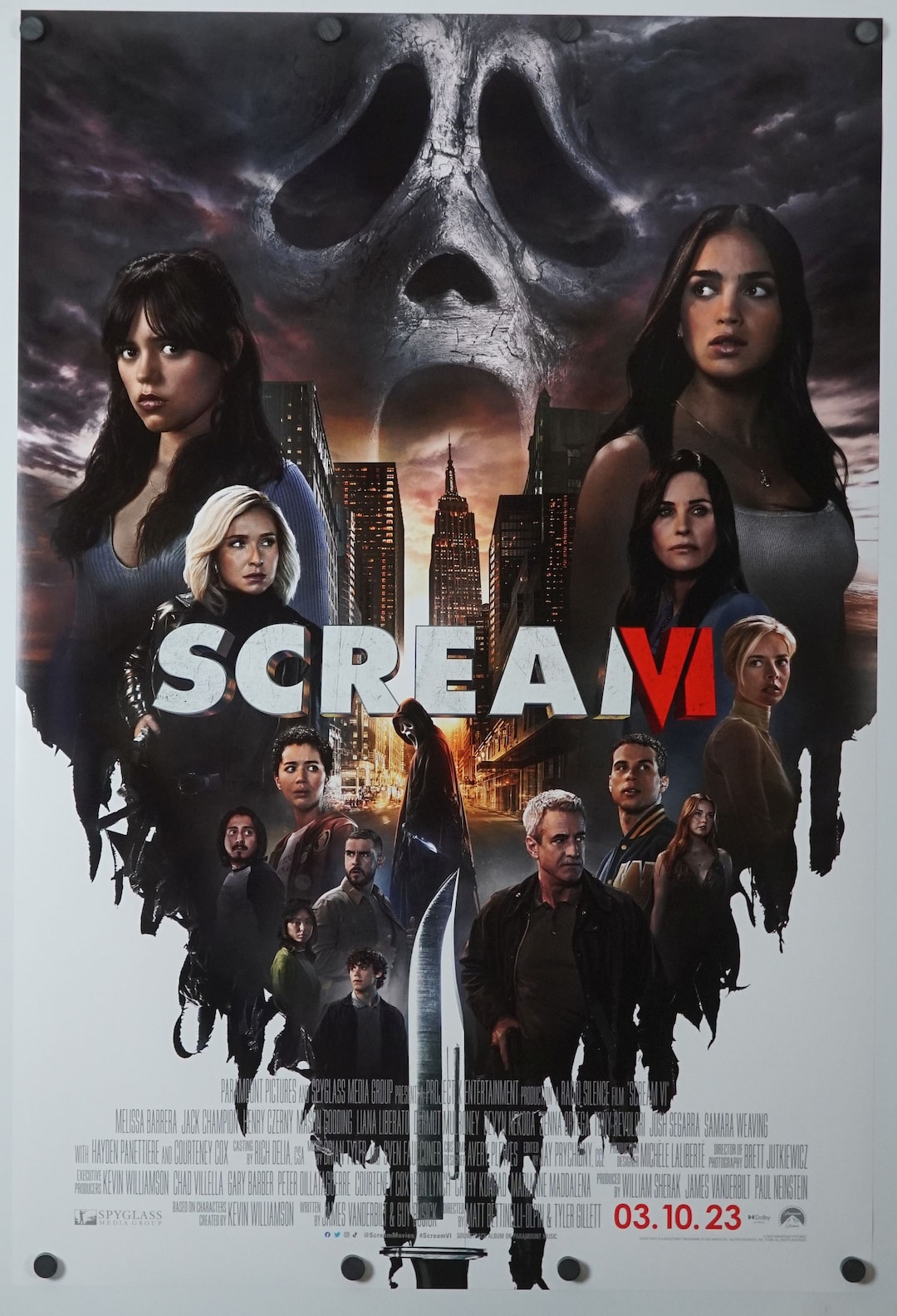 Scream 6 Original Theatrical Movie Poster 27x40 FINAL - Etsy