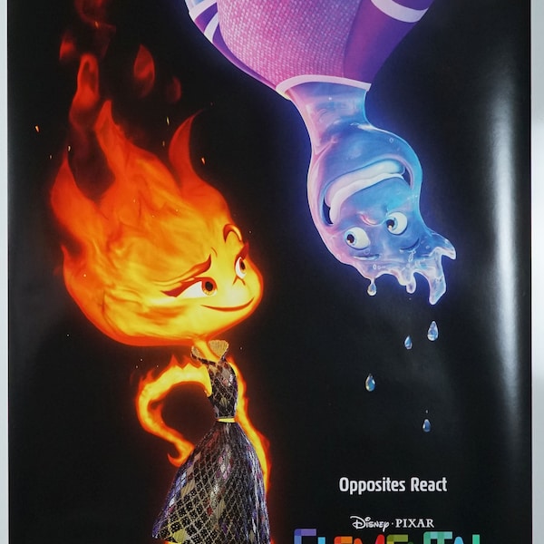 Elemental Movie Poster - Etsy