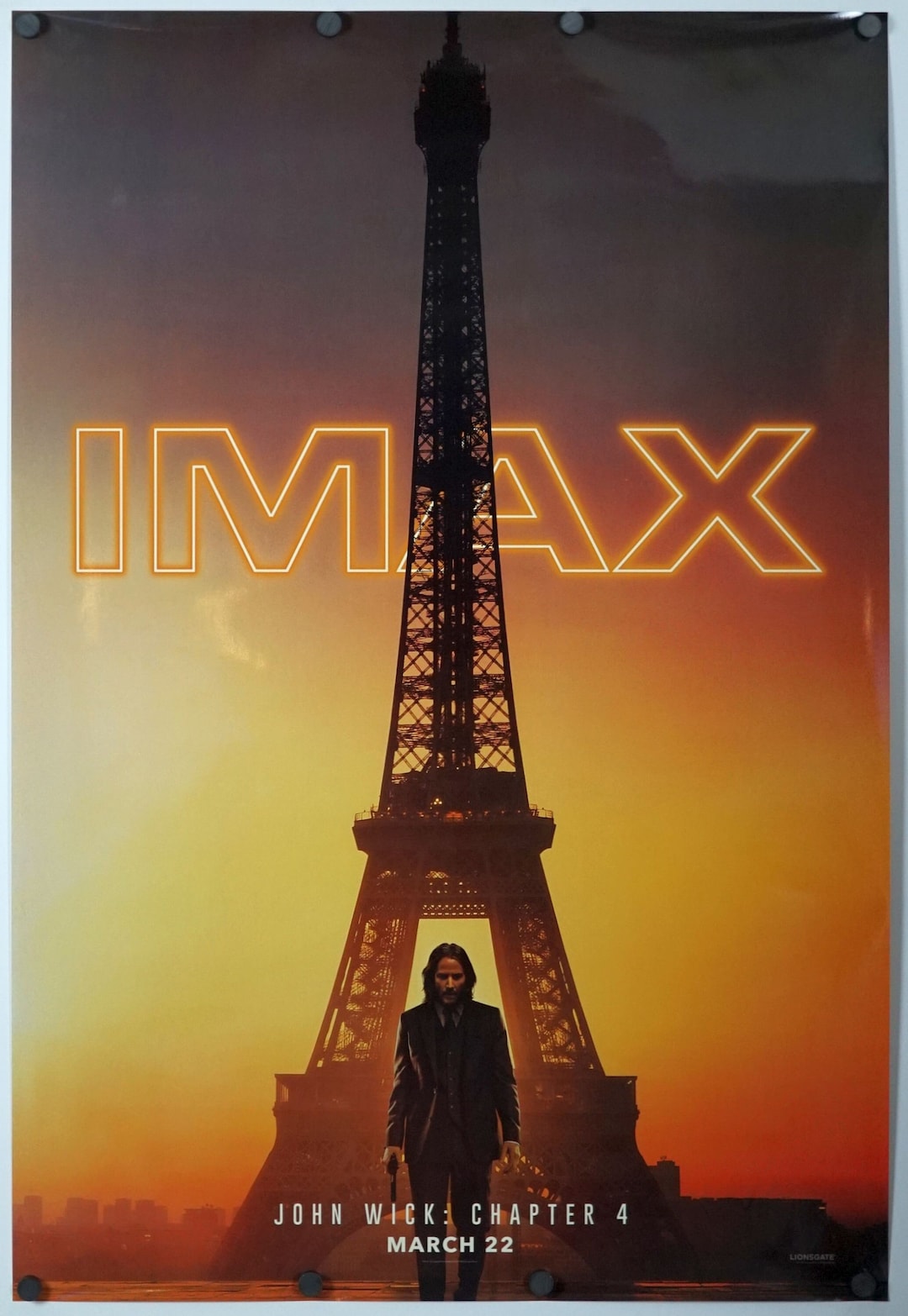 John Wick 4 Movie Poster IMAX Style 27x40 - Etsy