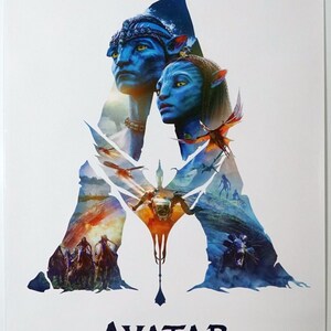 Avatar 2 Sided Movie Poster 27x40 INTL Theatrical Rerelease - Etsy