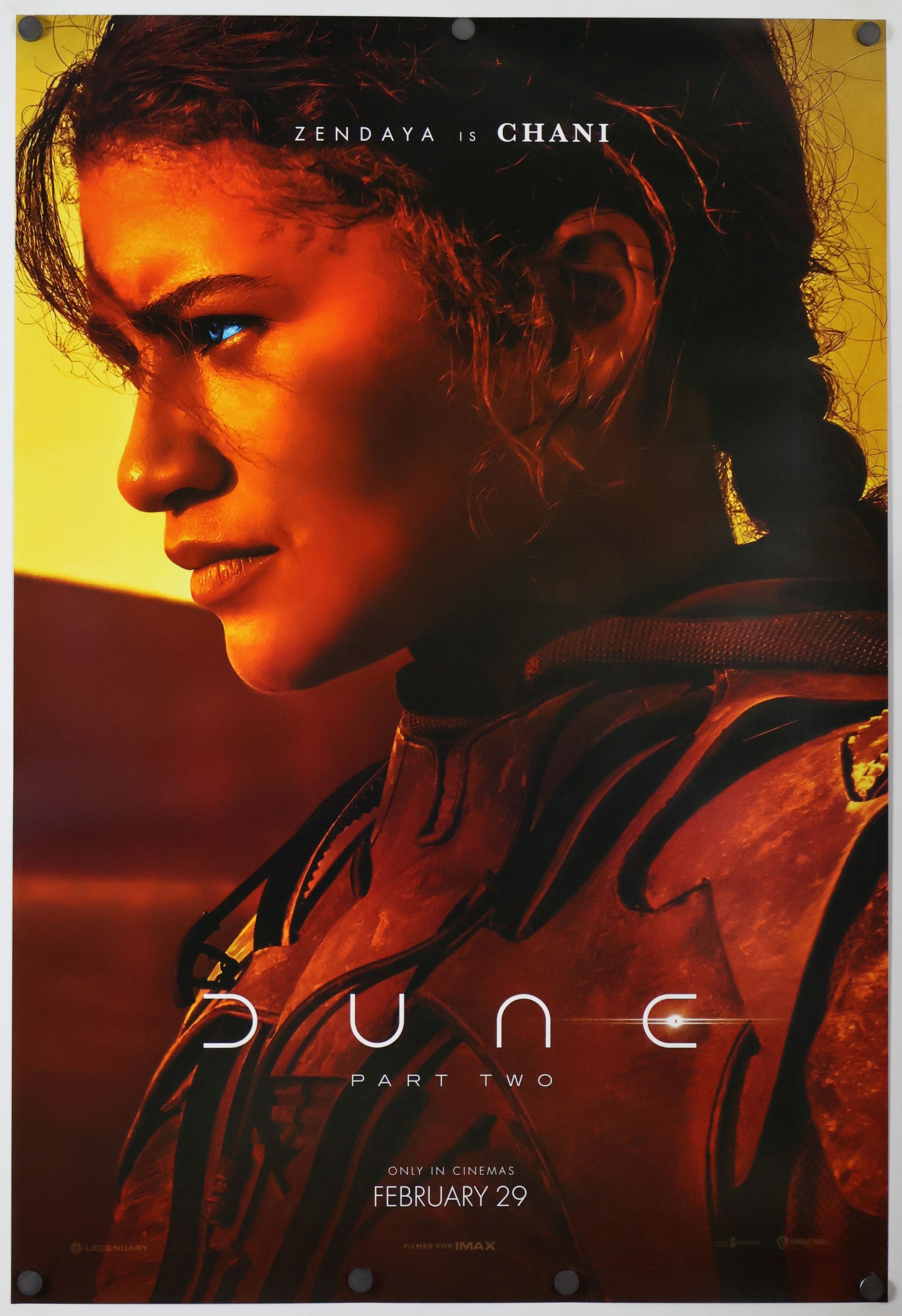 Dune 2 Theatrical Style Movie Poster INTL 2 Sided 27x40 Advance Set ...