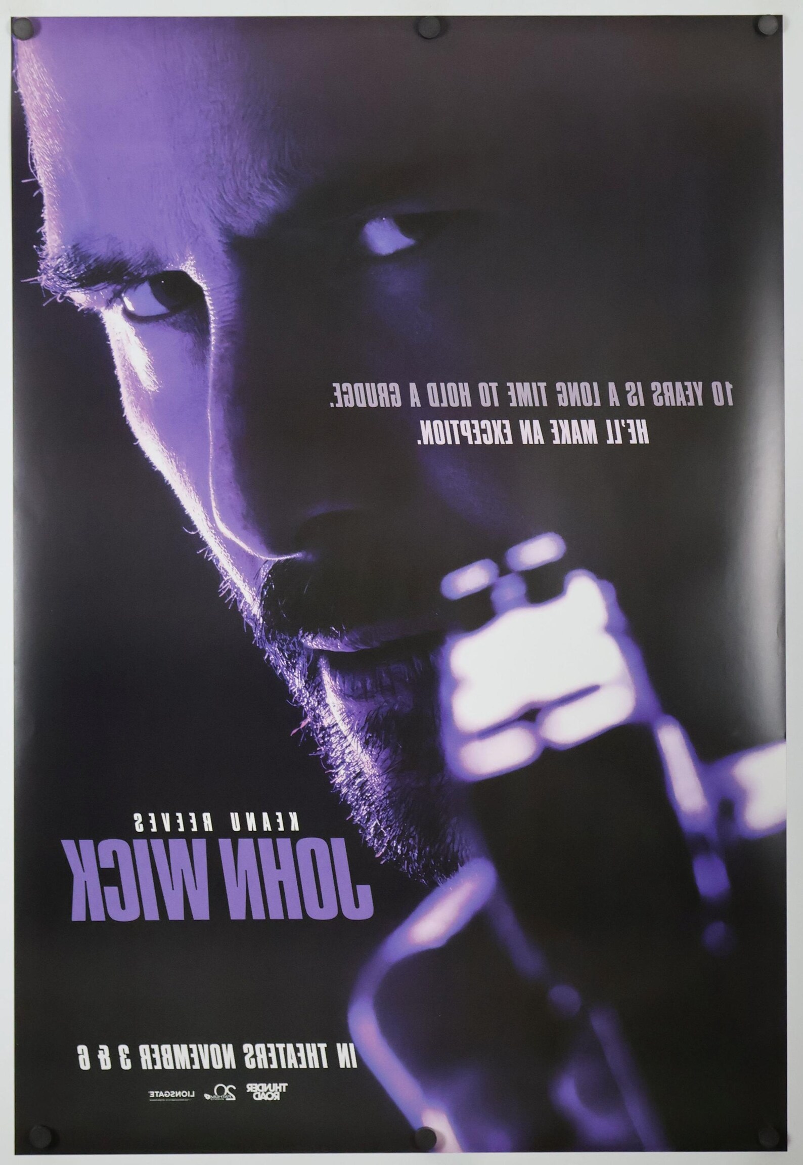 Jock Wick Theatrical Style Movie Poster INTL 2 Sided 27x40 10th ...