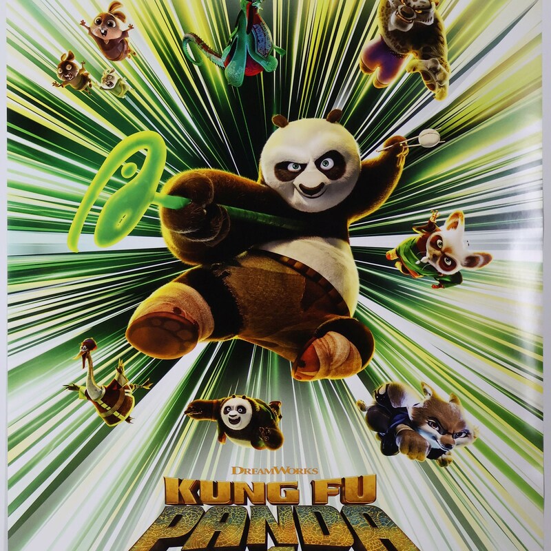 Kung Fu Panda Poster - Etsy