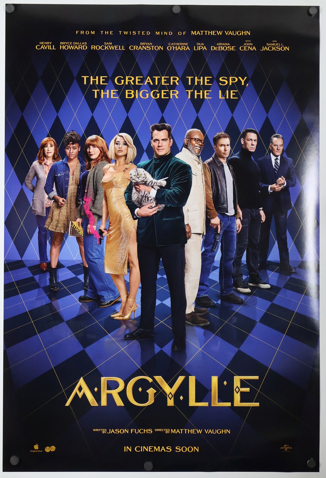 Argylle Original Theatrical Movie Poster 27x40 Final - Etsy