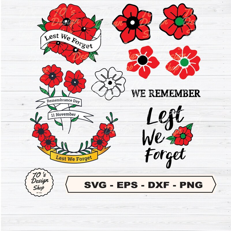 Remembrance Svg - Etsy