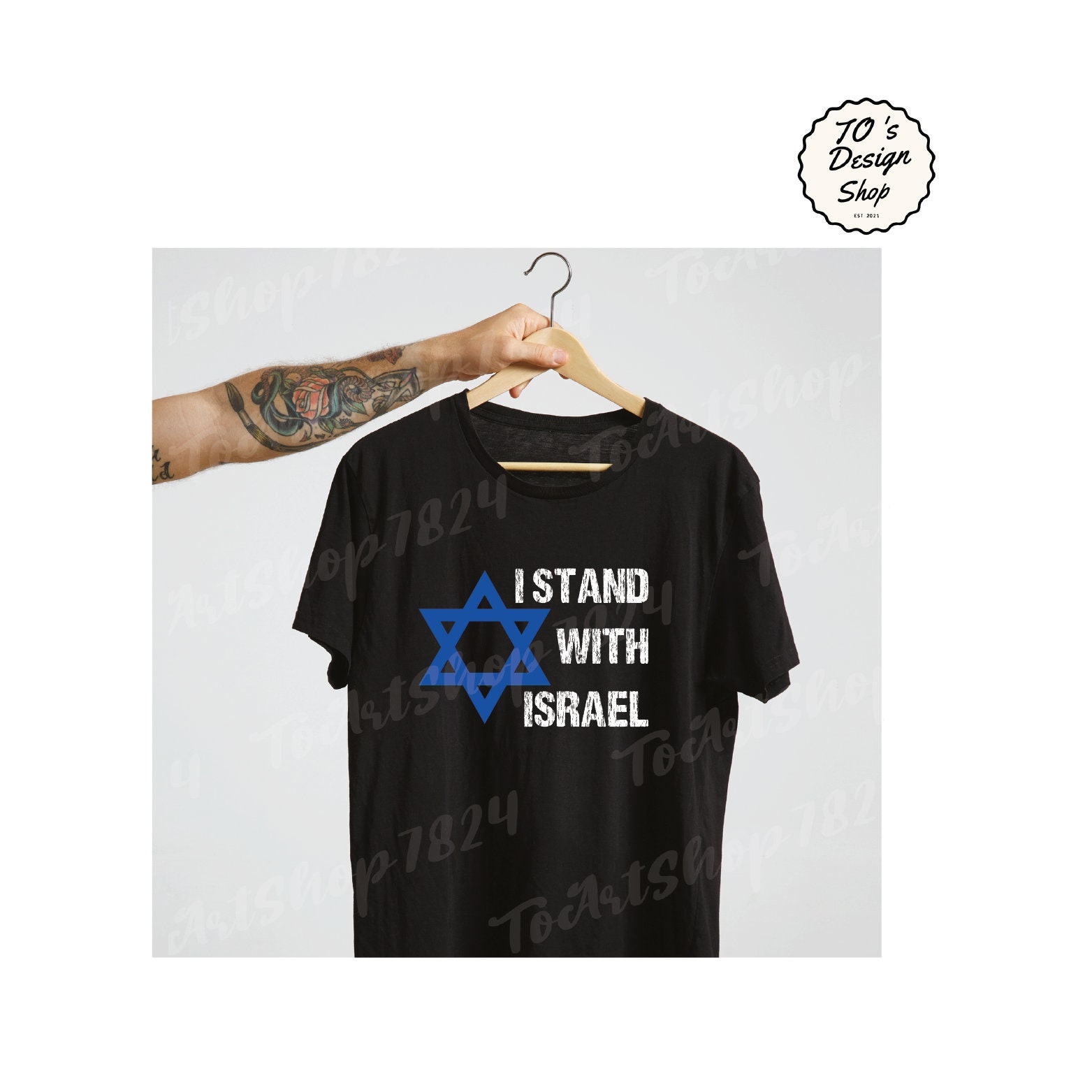 I Stand With Israel PNG SVG JPG Israeli Sign Digital File - Etsy