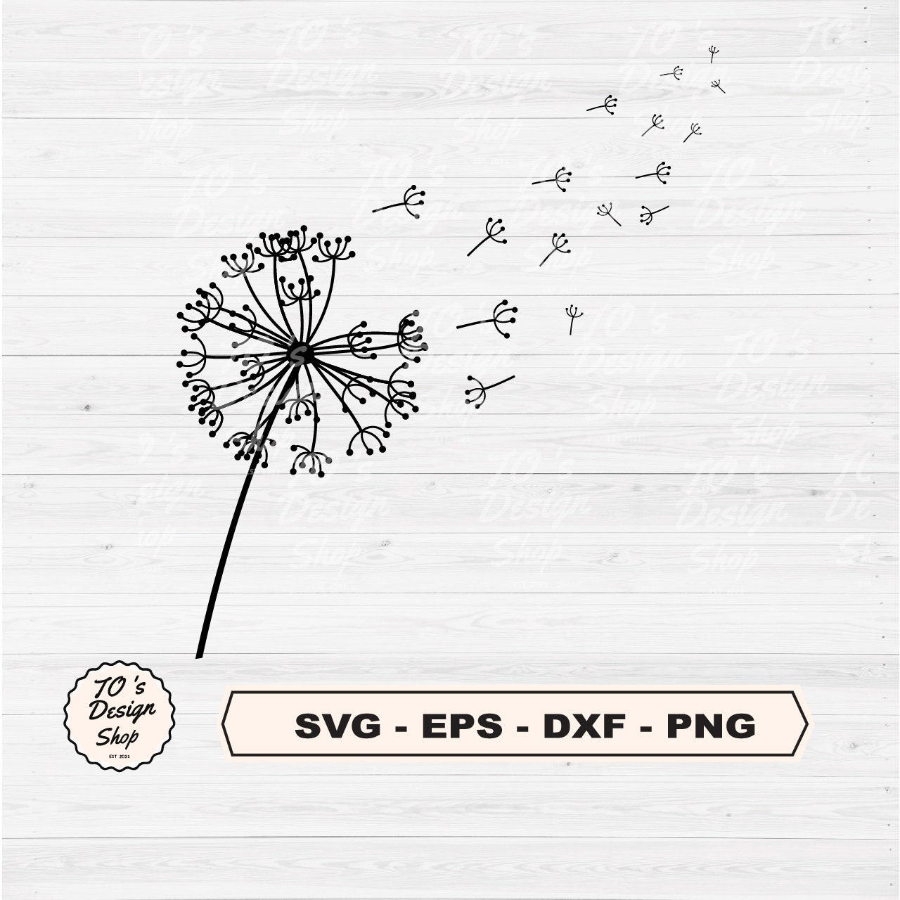 Pusteblume fliegendes SVG, Digitaler Download Pusteblume svg ...