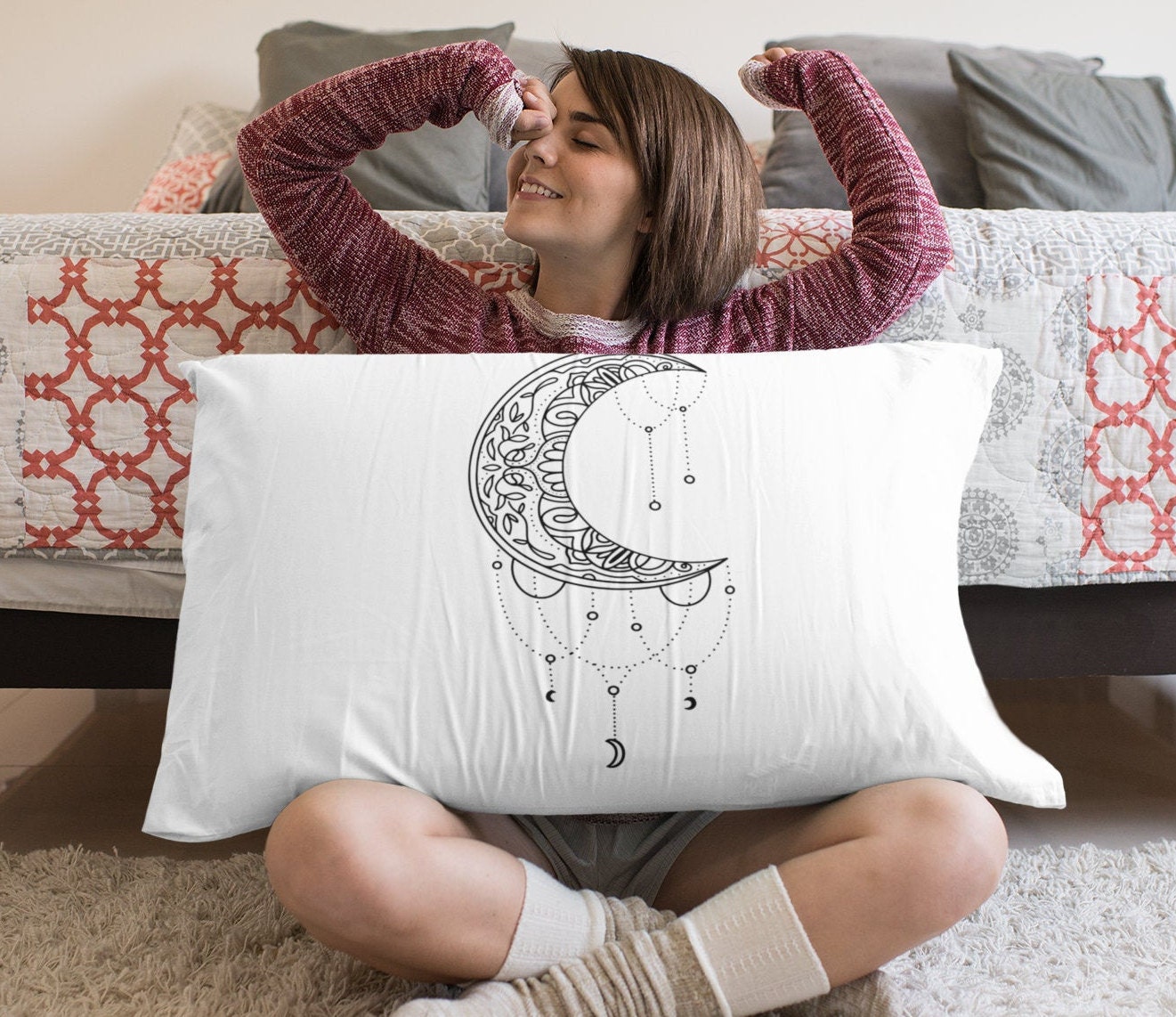 Night Moon Clipart,moon Svg, Moon Celestial Svg File Vector, Boho Svg ...