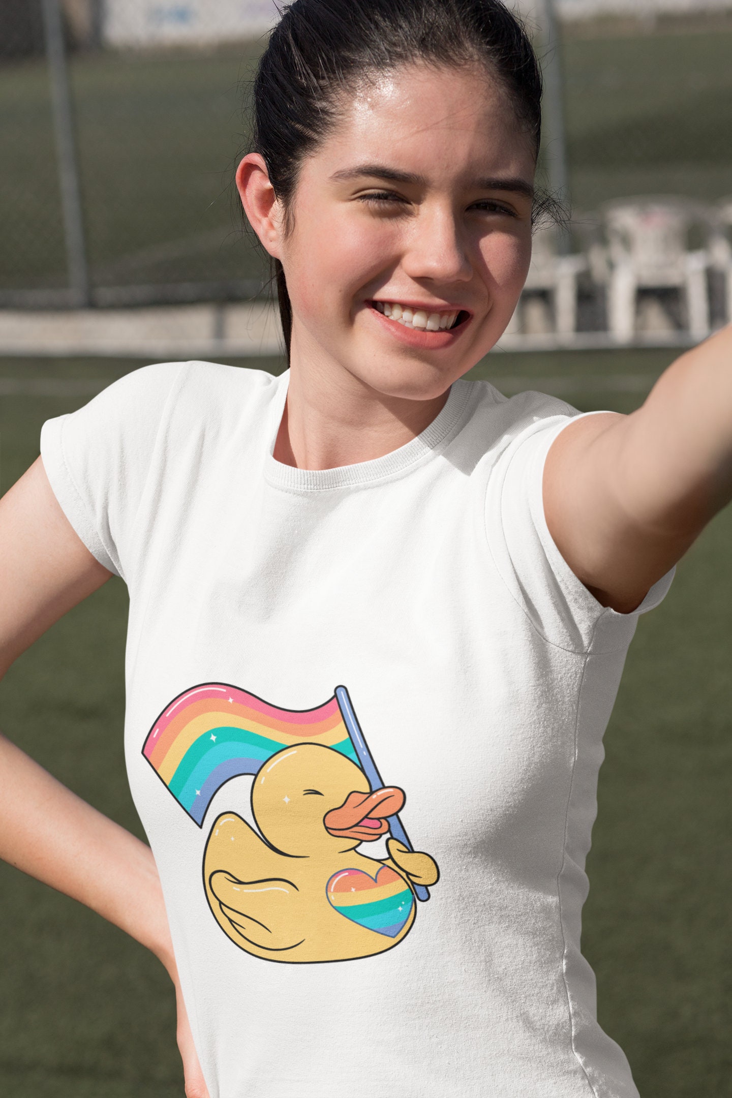 Cute LGBT Rubber Duck Svg, Rubber Ducky Svg, Pride Duck Svg, Funny ...