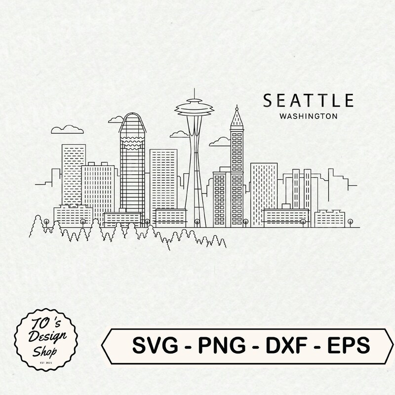 Seattle Svg - Etsy