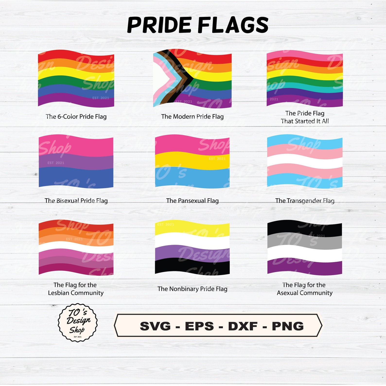 9 Lgbtq Flags Pride Printable Cut Files Lgbtq Svg Bundle Pride Flags