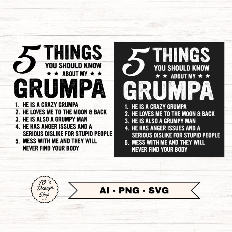 Grumpa - Etsy